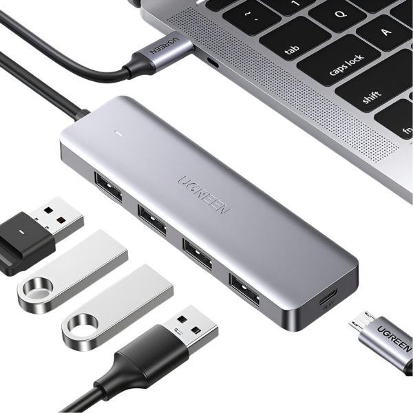 UGREEN 4-in-1 Type-C Hub | USB 3.0 | Type-C – MKITech Solutions