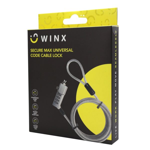 WINX Secure Max Universal Code Cable Lock – MKITech Solutions